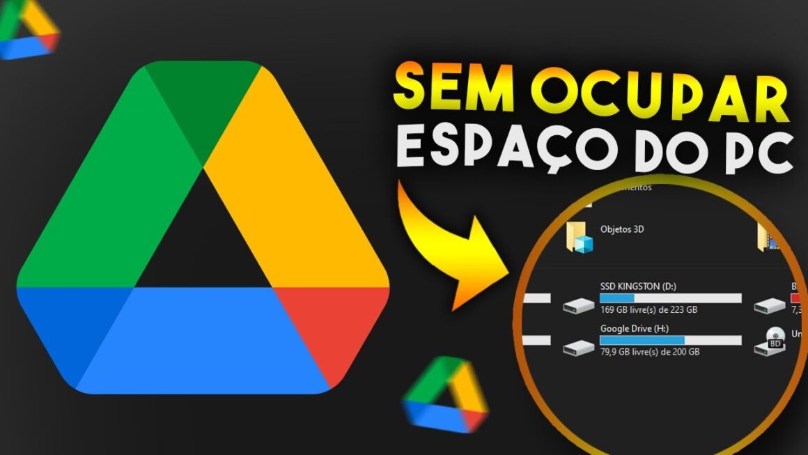 Como SINCRONIZAR GOOGLE DRIVE com PC (SEM OCUPAR ESPAÇO DE DISCO - NOVO ...