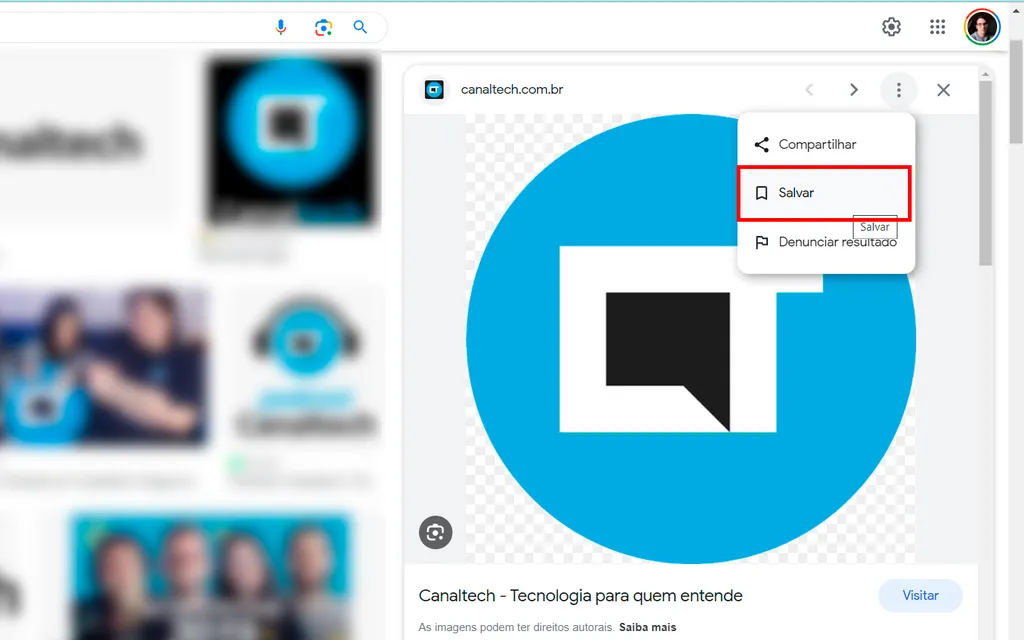 Como salvar ou baixar imagens do Google - GA Suporte Tech