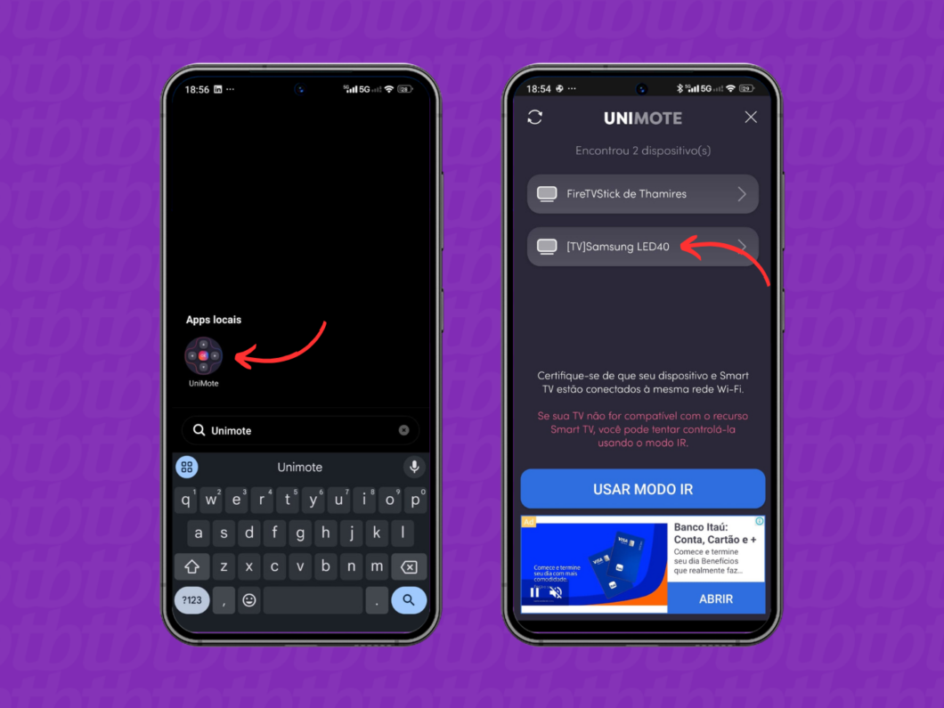 Como usar o celular como controle remoto da TV - GA Suporte Tech