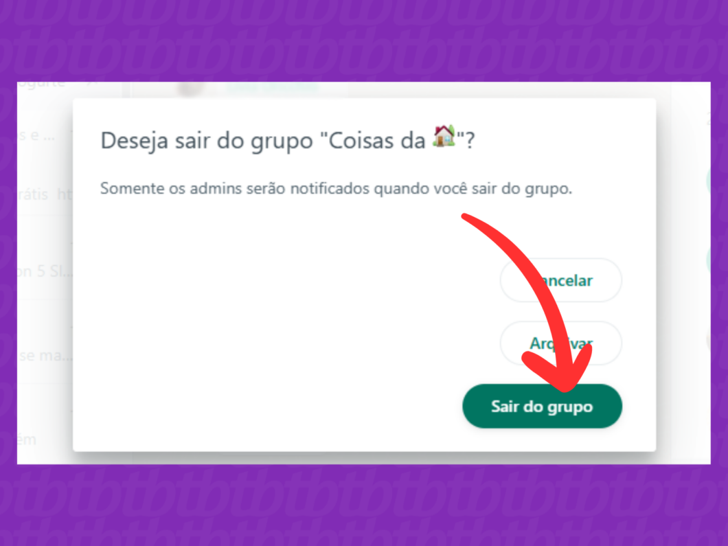 Como sair de um grupo do WhatsApp pelo celular ou PC - GA Suporte Tech