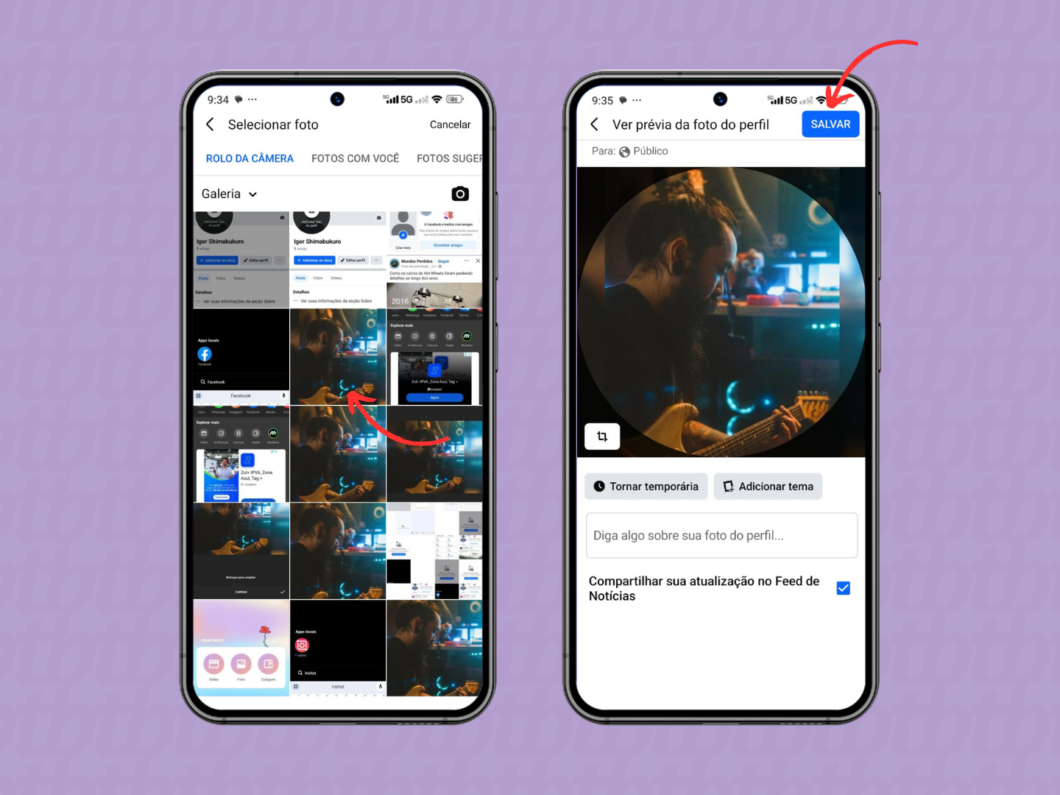 Como colocar a foto inteira no perfil do Facebook - GA Suporte Tech