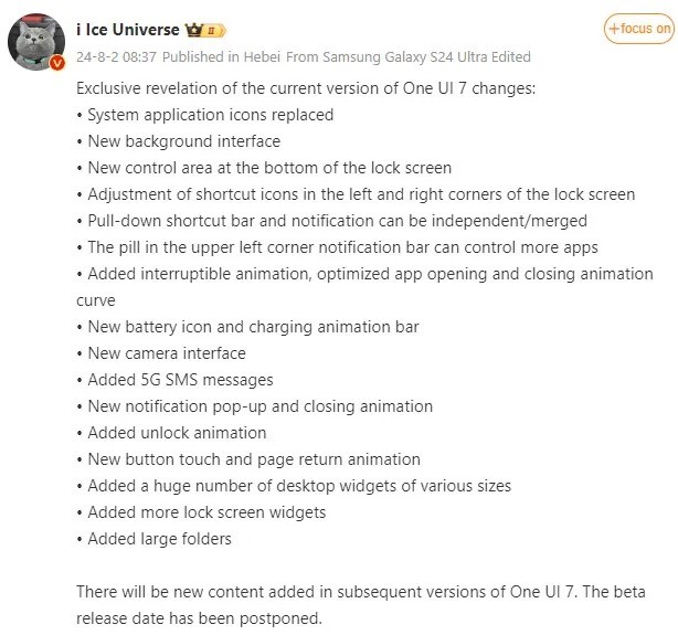 One UI 7 gets official release date for older Galaxy devices - GA Suporte Tech